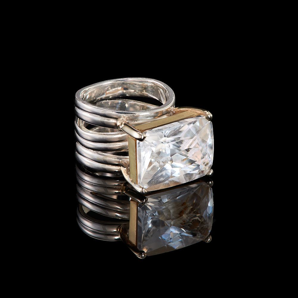 The Adut Ring | White Topaz – Jean London